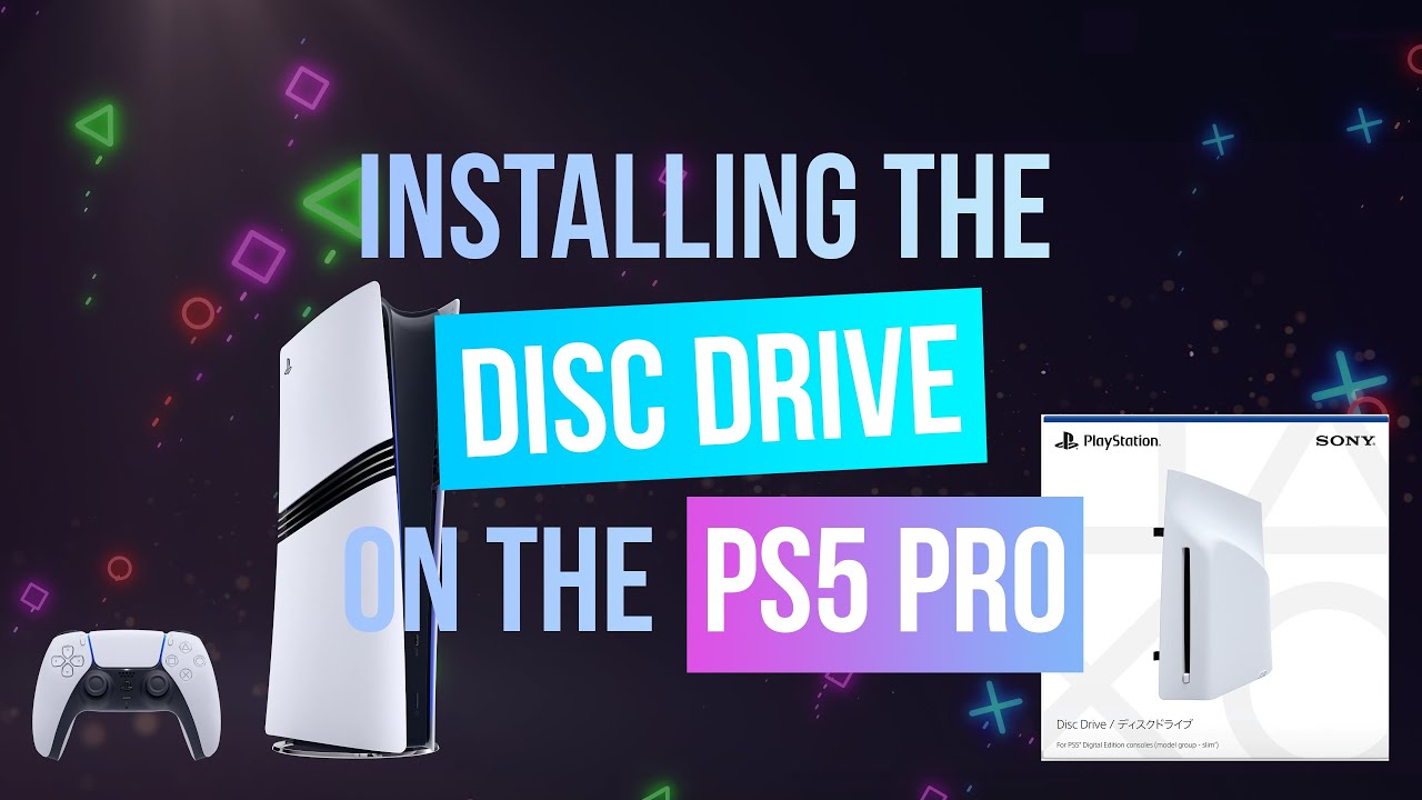 Installing the PS5 Disc Drive on the PS5 Pro - Play physical games ...