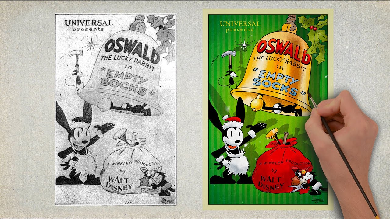 Oswald "Empty Socks" Poster Illustration Process - YouTube