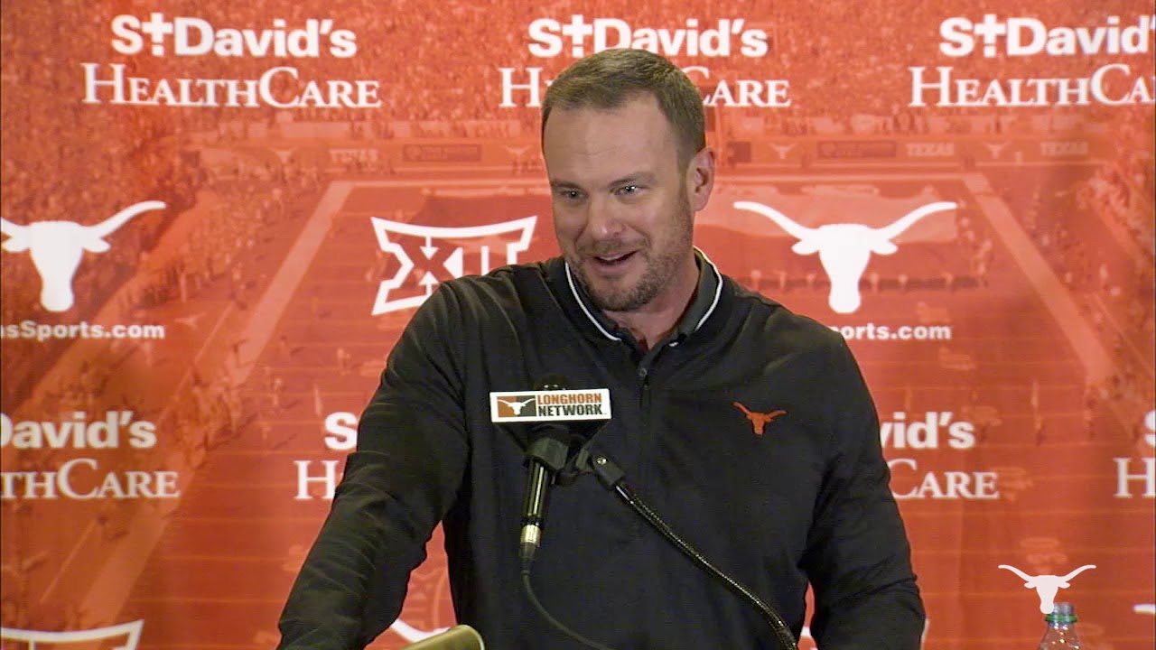 Tom Herman Press Conference [Nov. 11, 2019] - YouTube