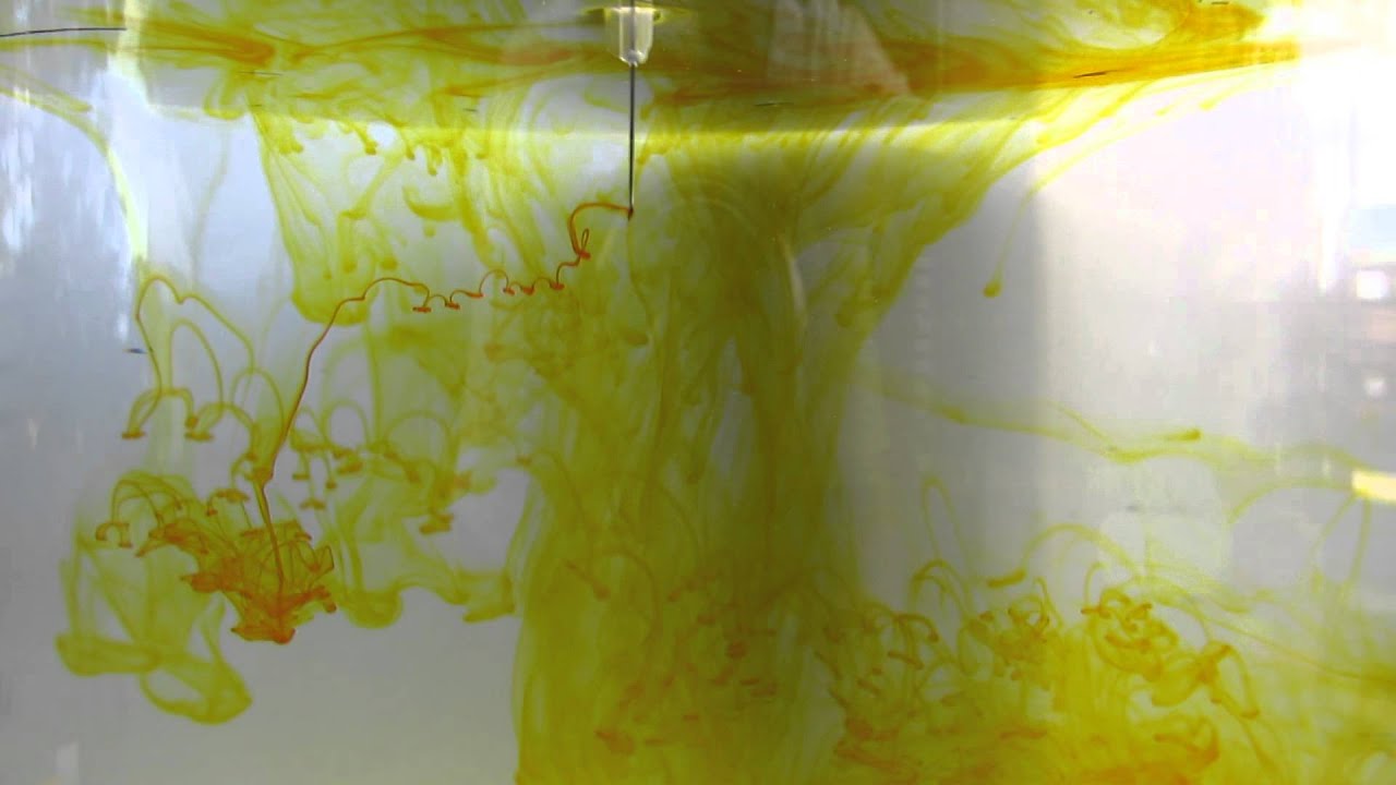 Yellow Inkjet Ink in water - YouTube