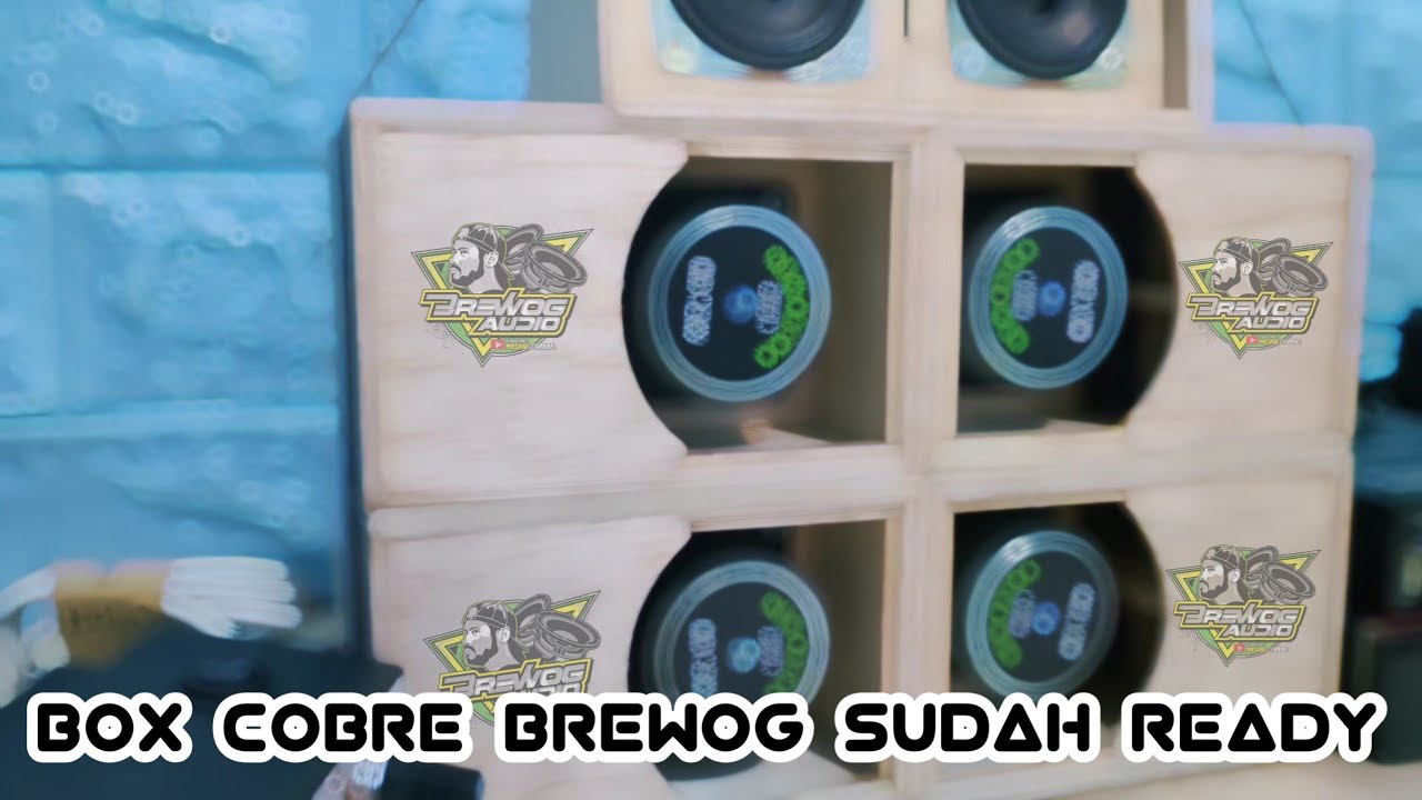 box cobre brewog ready siap bunyi || box cobre sound miniatur 2 inch ...