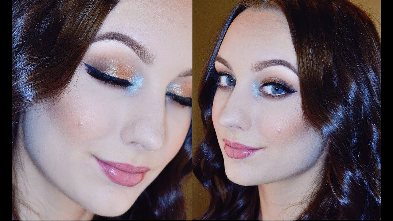 Gold & Turquoise | End of Summer Makeup Tutorial - YouTube