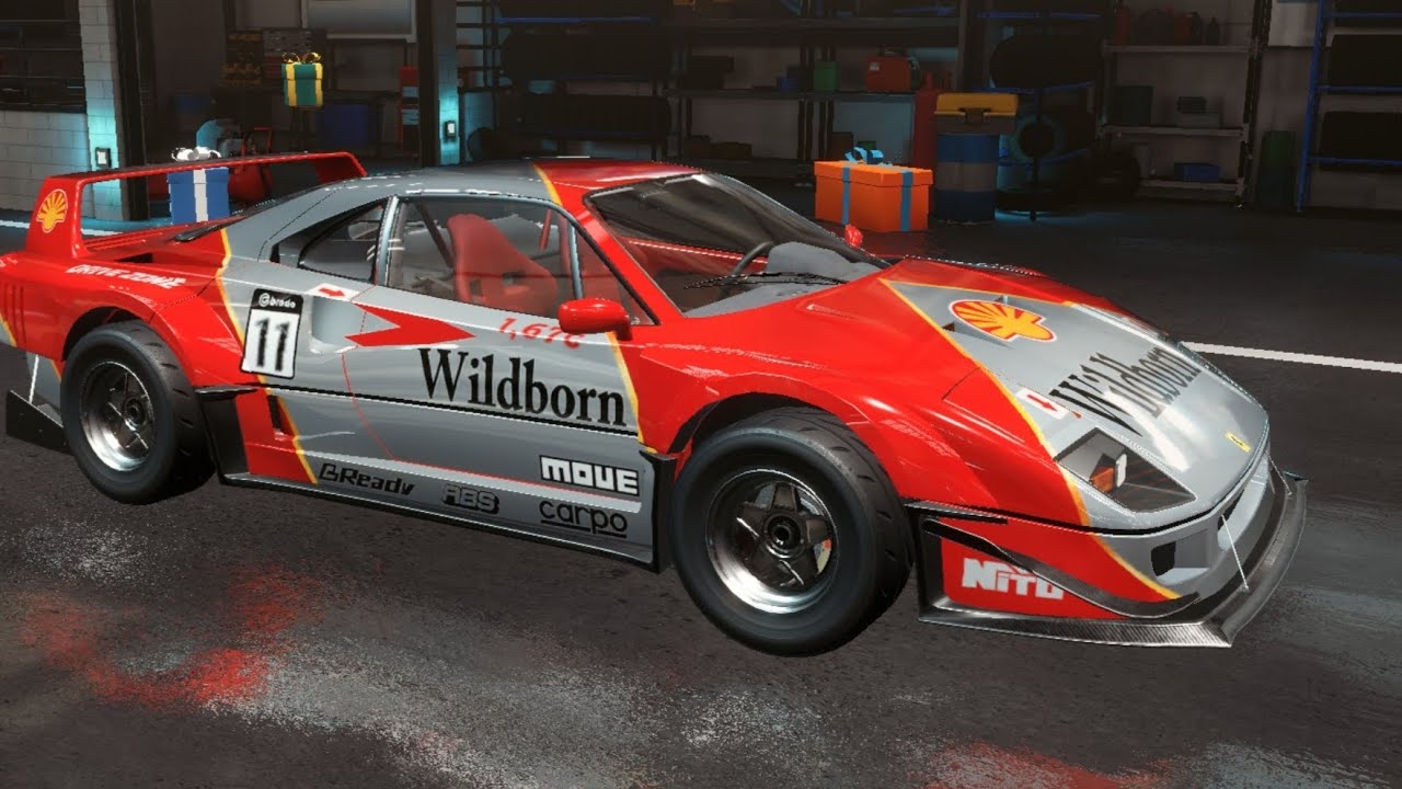 Drive Zone Online: F4 GTO. 45-lvl. 874Лс Прохват -Ferrari F40. - YouTube