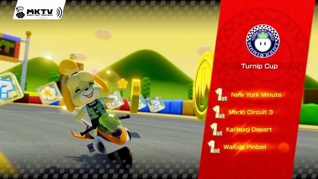 Mario Kart 8 Deluxe Turnip Cup 50cc - YouTube