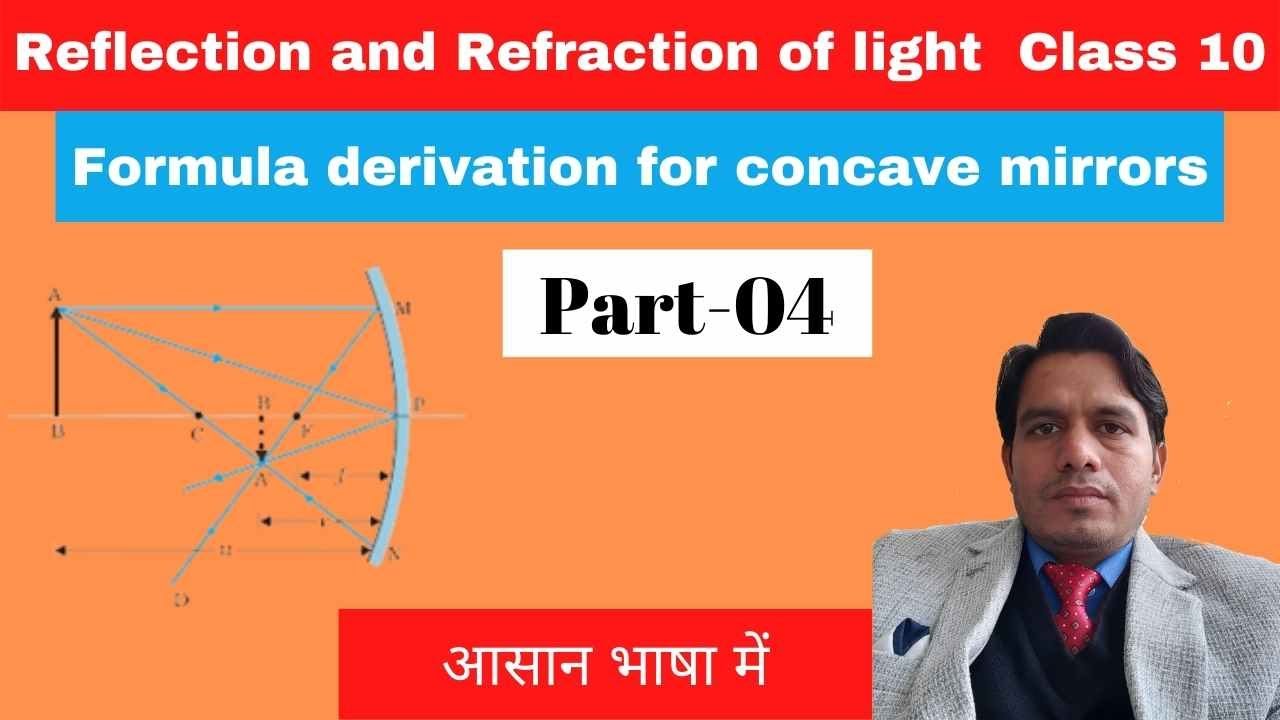 sign convention of light chapter class 10th | how to derive mirror ...