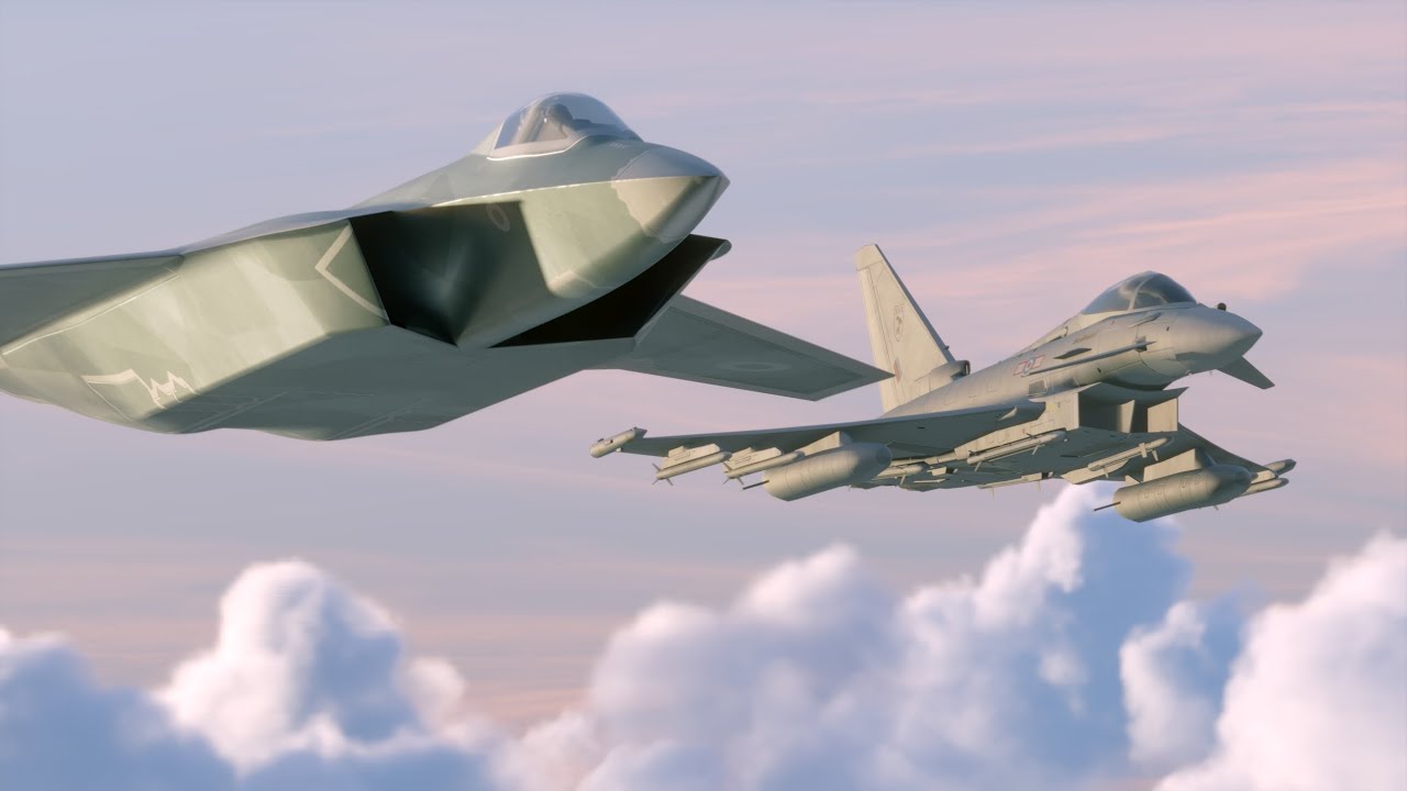 Team Tempest's next-generation combat aircraft - YouTube