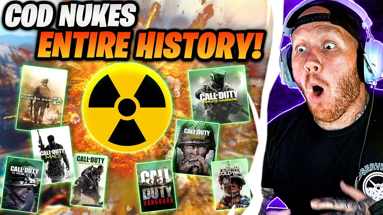 TIM REACTS TO ENTIRE HISTORY OF NUKES IN CALL OF DUTY - YouTube