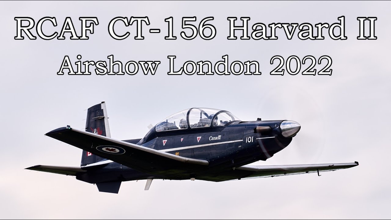 RCAF CT-156 Harvard II - Airshow London - 2022-09-10. - YouTube