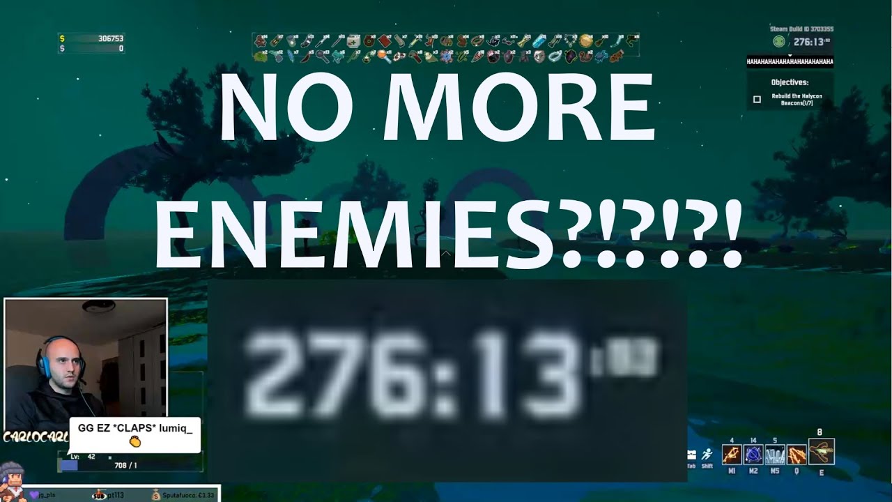 4.5HOUR RUN BROKE THE GAME? NO MORE ENEMIES TO KILL! - YouTube
