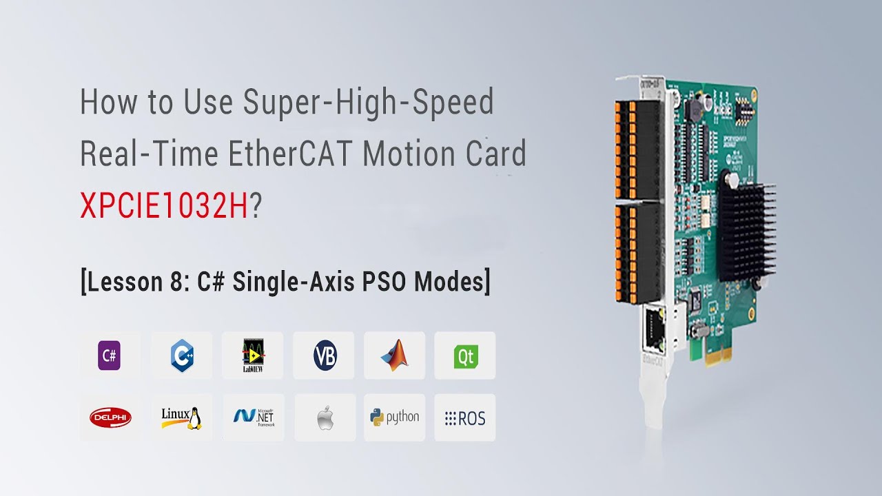Zmotion Super-High-Speed XPCIe Motion Control Card XPCIE1032H (8) | C# ...