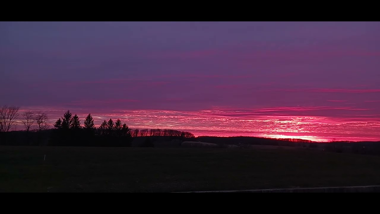 Gorgeous sunset in Hanover pa - YouTube