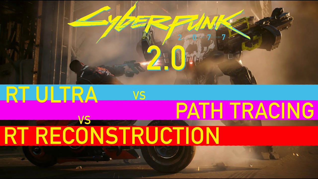 Cyberpunk 2077 2.0 RT ULTRA vs PATH TRACING vs RAY RECONSTRUCTION - YouTube