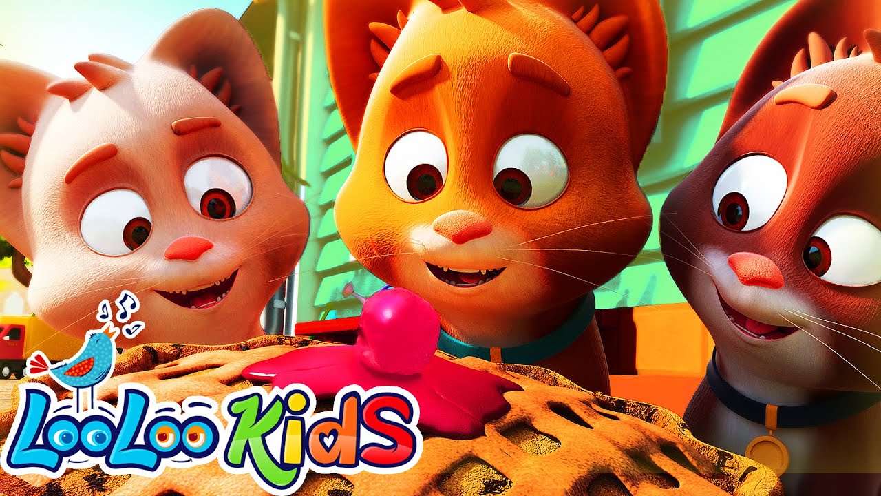 🐱 Three Little Kittens - (Official Video) - LooLoo Kids Nursery Rhymes ...