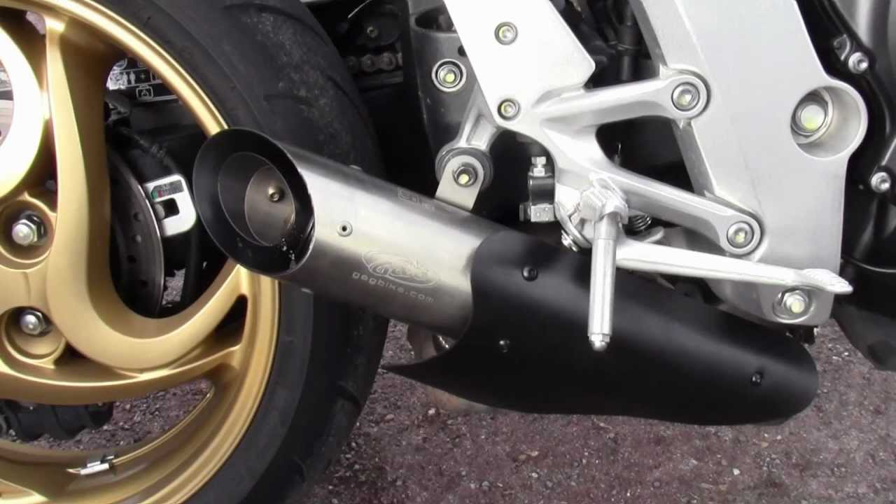 G&G Custom Exhaust on my Honda CB1000R - YouTube