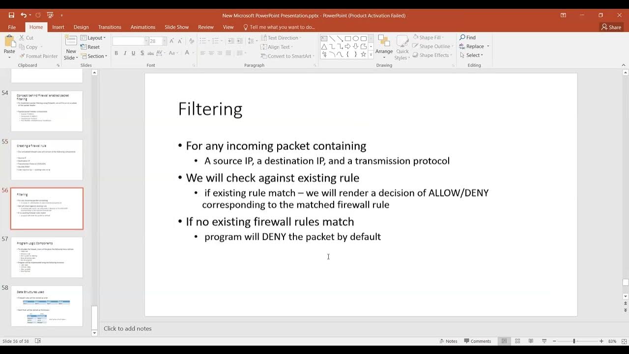 A Firewall Packet Filtering Simulator In Python - YouTube