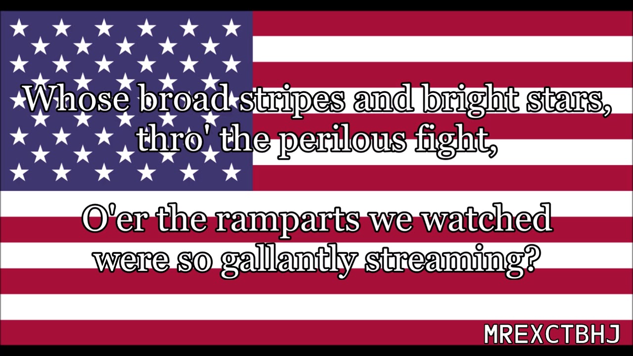 (RARE RECORDING) National anthem of the USA "The Star Spangled Banner ...