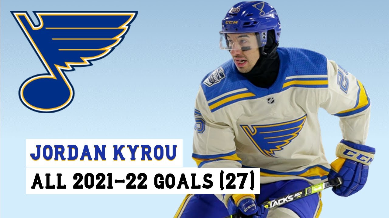 Jordan Kyrou (#25) All 27 Goals of the 2021-22 NHL Season - YouTube