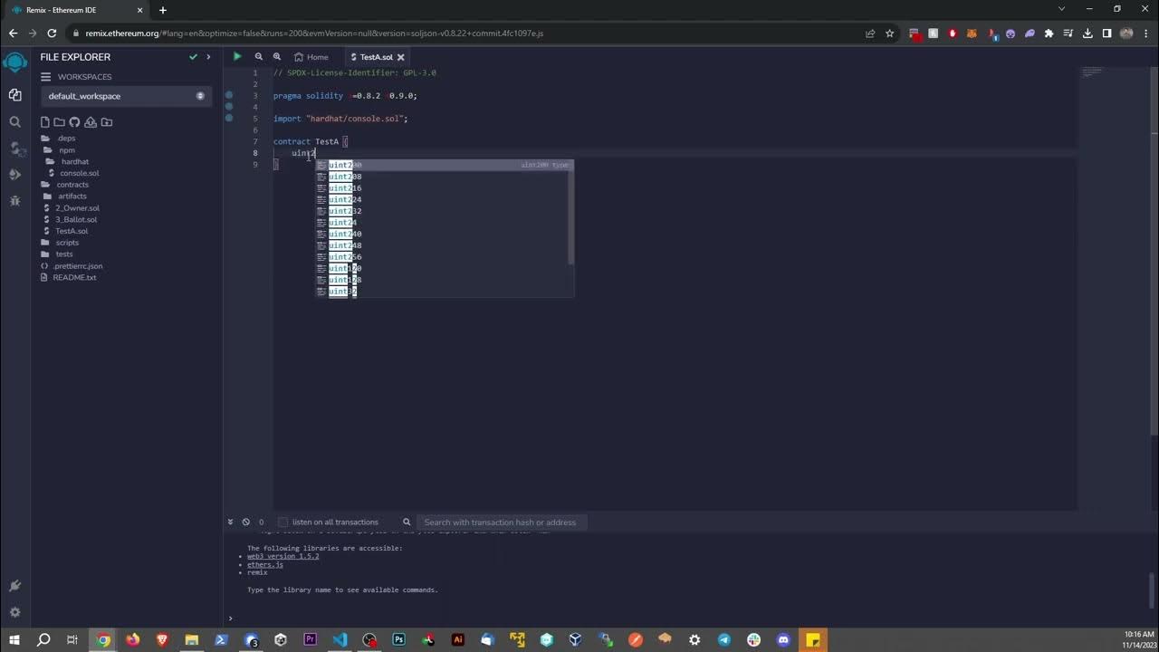 How to use console.log in Solidity! How to log variables and info in remix! #blockchain #web3 # ...