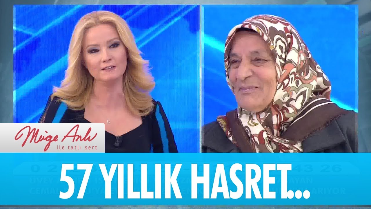 Emine Aslan'ın 57 yıllık kardeş hasreti... - Müge Anlı ile Tatlı Sert 25 Ocak 2019 - YouTube