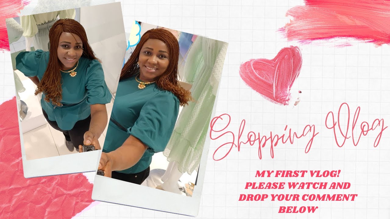 My First Vlog | Shopping Vlog - YouTube