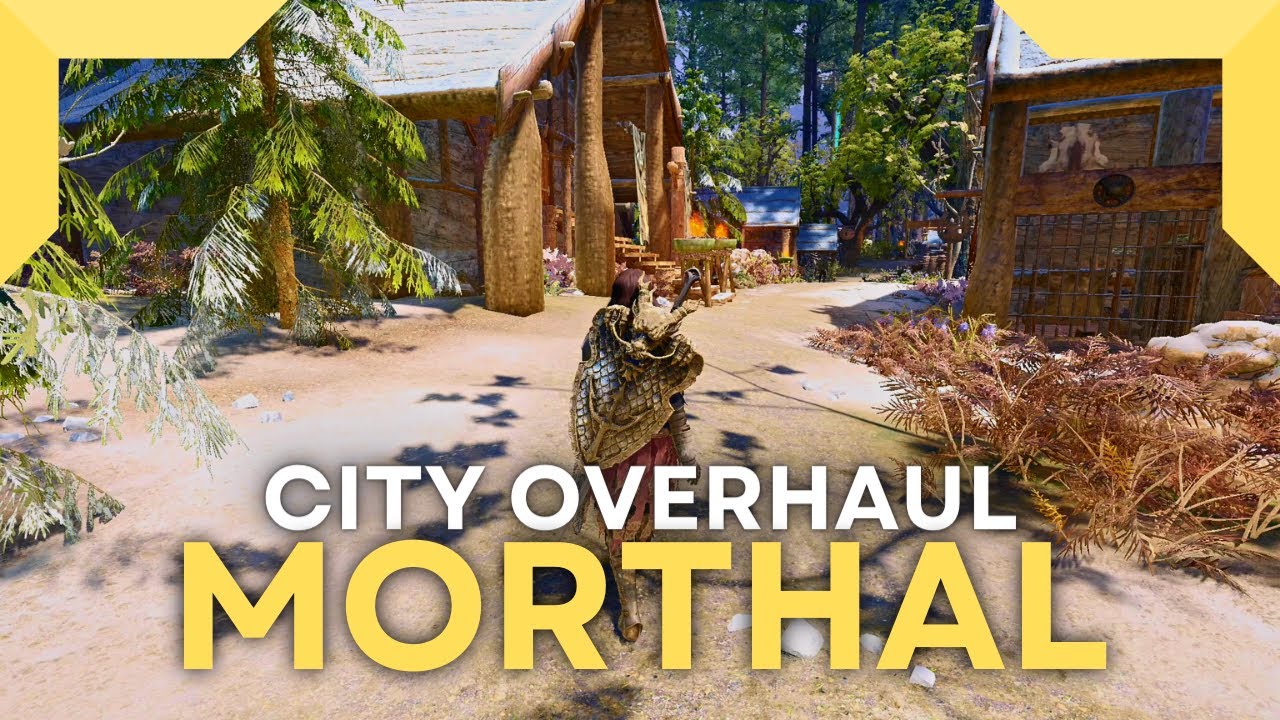 Morthal Makeover: A Skyrim City Overhaul - YouTube
