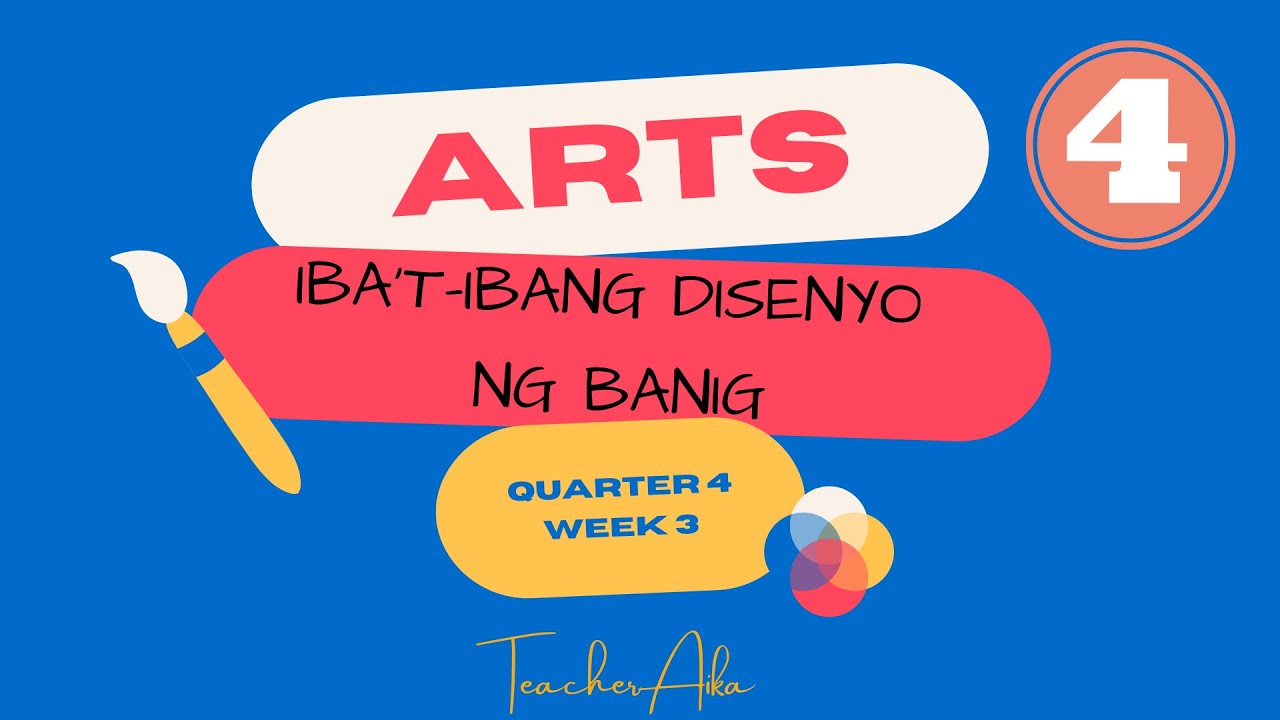 Arts 4 Quarter 4 Week 3 || Iba'ti ibang disenyo ng banig|| Teacher Aika ...