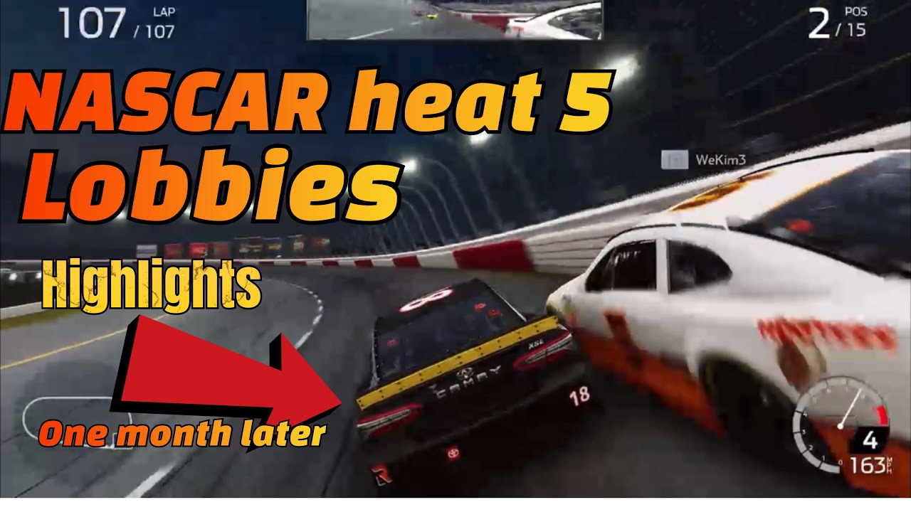 NASCAR heat 5 lobbies darlington highlights - YouTube