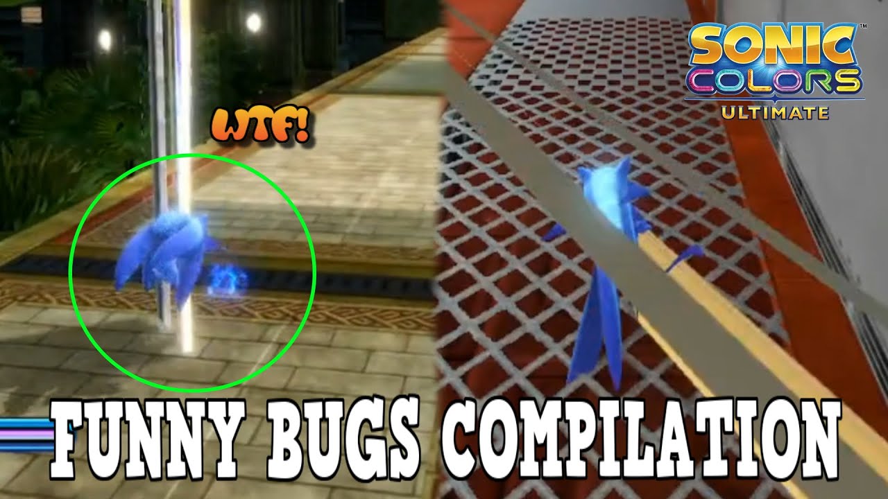 FUNNY SONIC COLORS ULTIMATE BUGS COMPILATION - YouTube