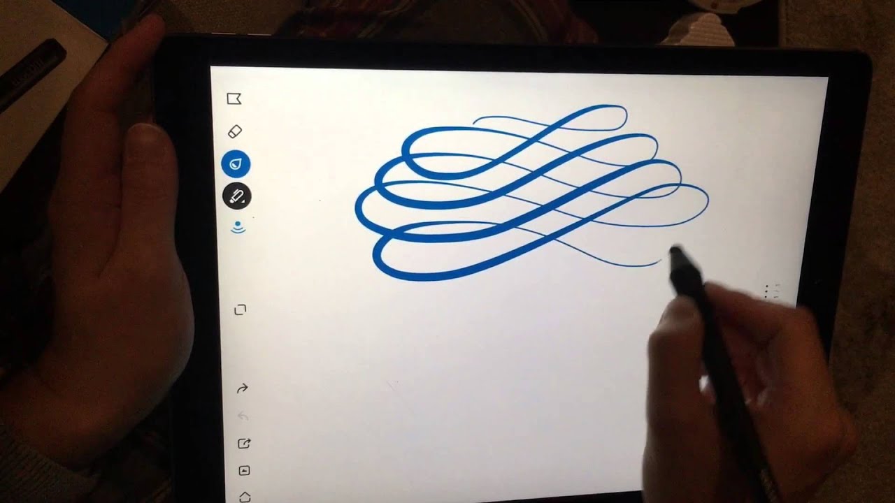 Calligraphy with Wacom Intuos Creative Stylus - YouTube