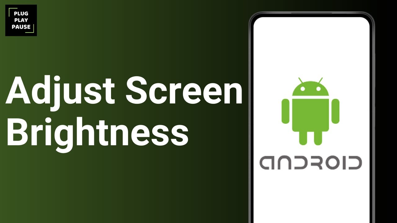 How to Adjust Screen Brightness on phone ? - YouTube