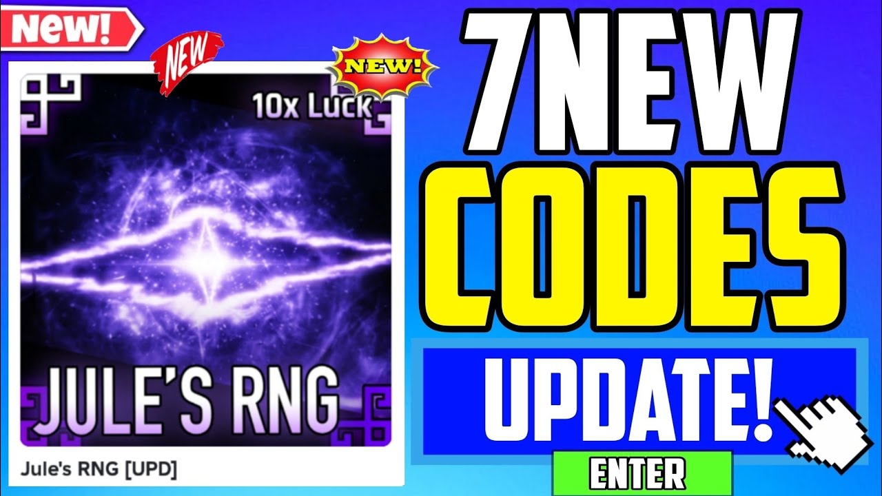 *SECRET UPDATE!* | JULES RNG CODES 2025 (ROBLOX JULES RNG)Part 893 ...