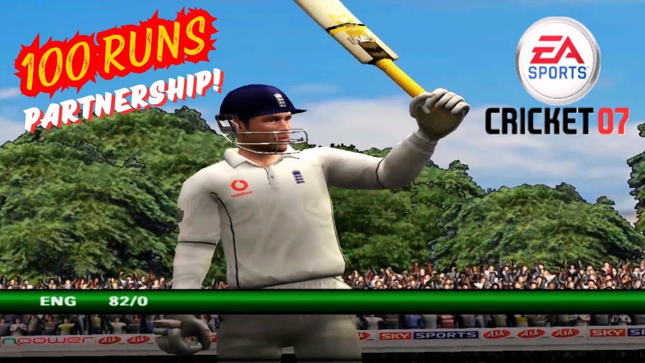 ASHES CRICKET SCENARIO | 100 RUNS PARTNERSHIP | - YouTube