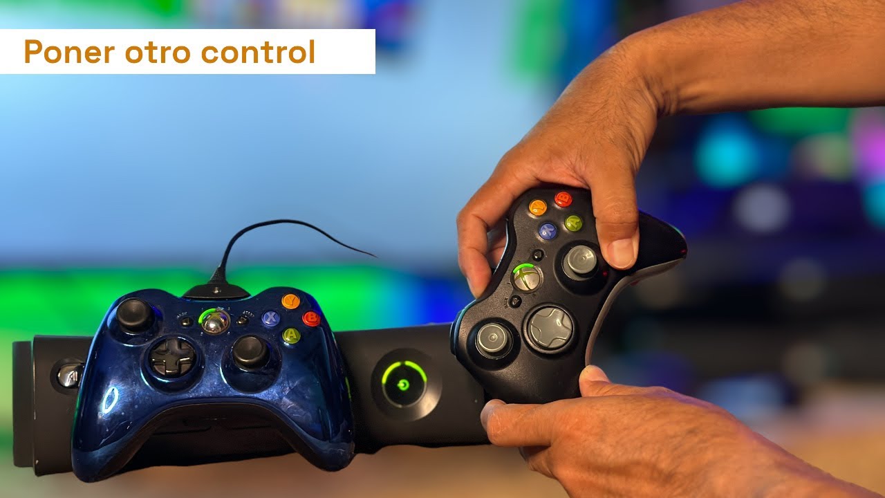 Cómo sincronizar el segundo control en Xbox 360 ? - YouTube