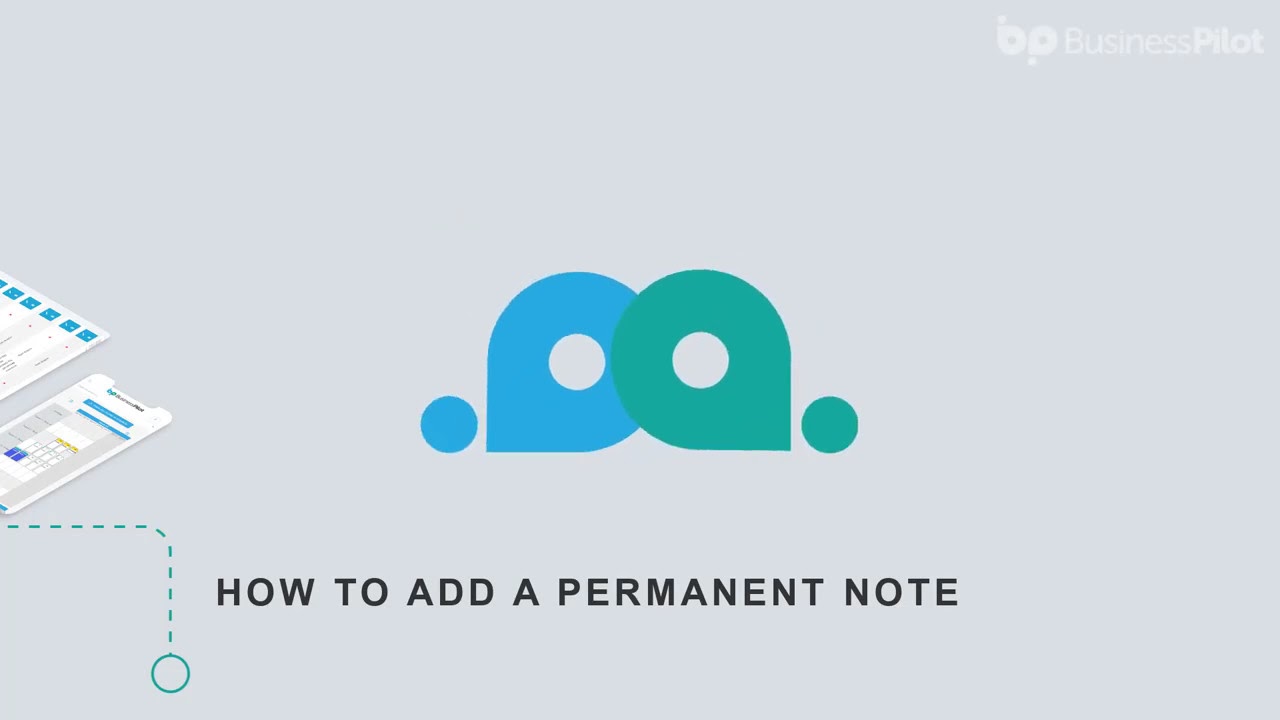 How to Add a Permanent Note - YouTube
