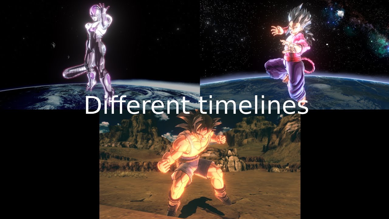 Different timelines in DBXV2 mods - YouTube