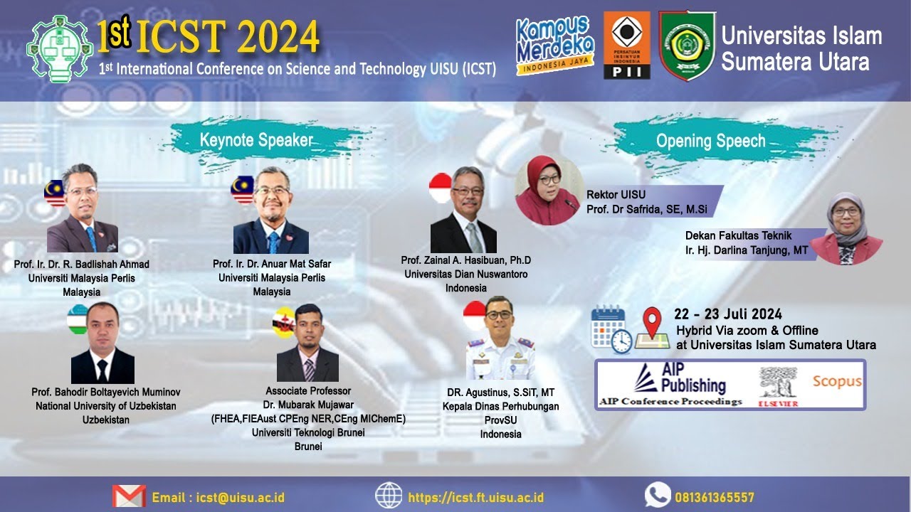 1st International Conference on Science and Technology UISU (ICST) (Day ...