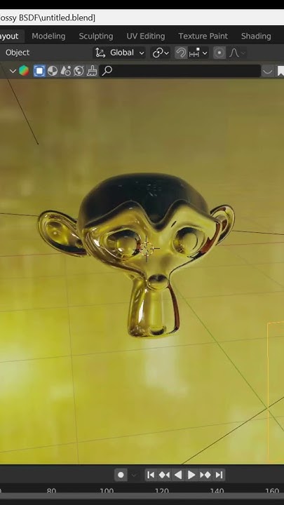 Blender Glossy Shader #blender3d #shorts - YouTube