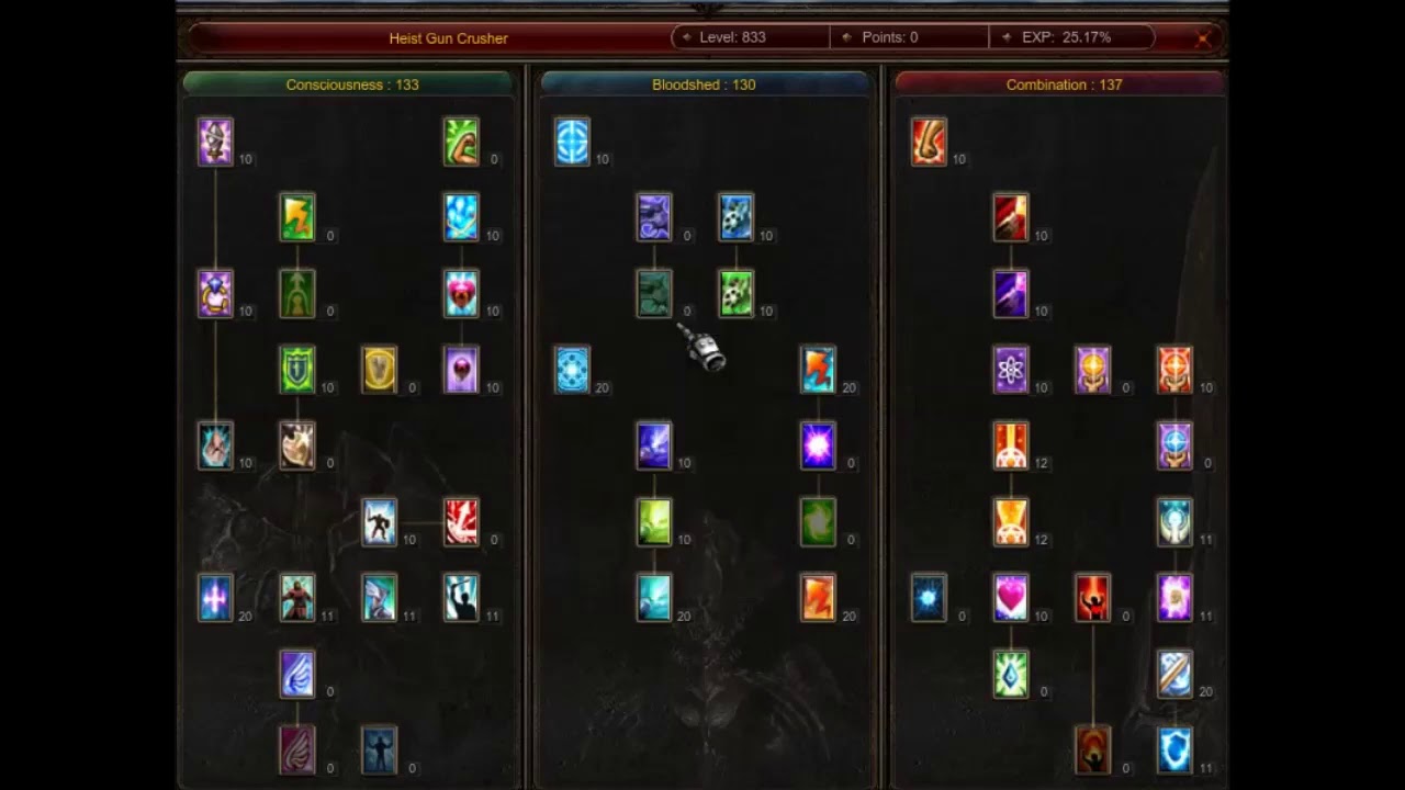 - Mu Online - Gun Crusher - Build + Master Tree - Season 16.1 - YouTube