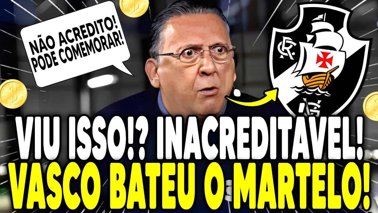 💨 EITA! AGORA VAI! VASCO ATIVA O MODO TURBO EM NEGOCIAÇÃO! NOTÍCIAS DO ...
