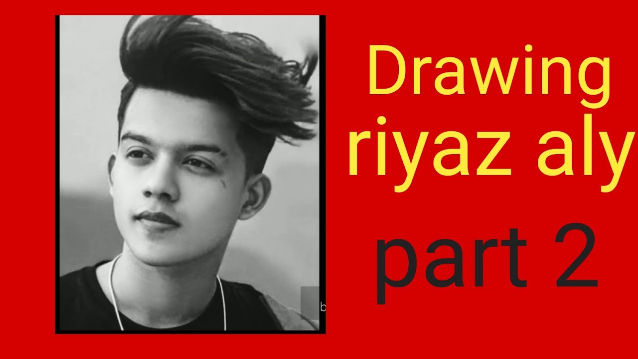 Drawing Riyaz aly (part 2) | Drawing sketch of riyaz aly using very ...
