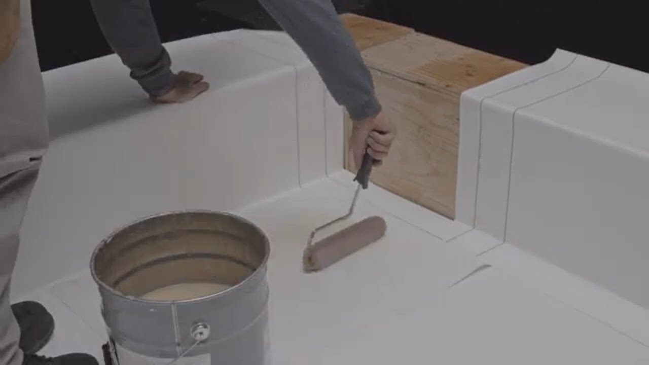 How to waterproof inside and outside corners on a PVC roof? - YouTube