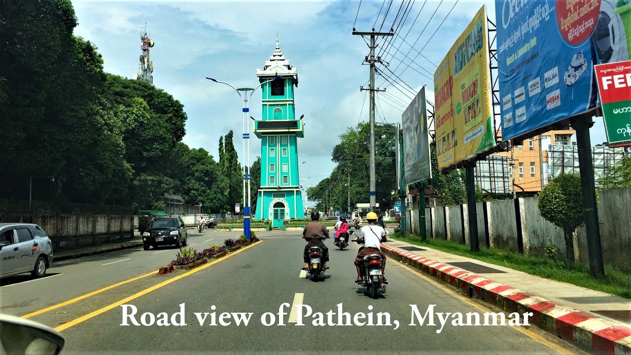 Scenic Drive Pathein, August 2018 - YouTube
