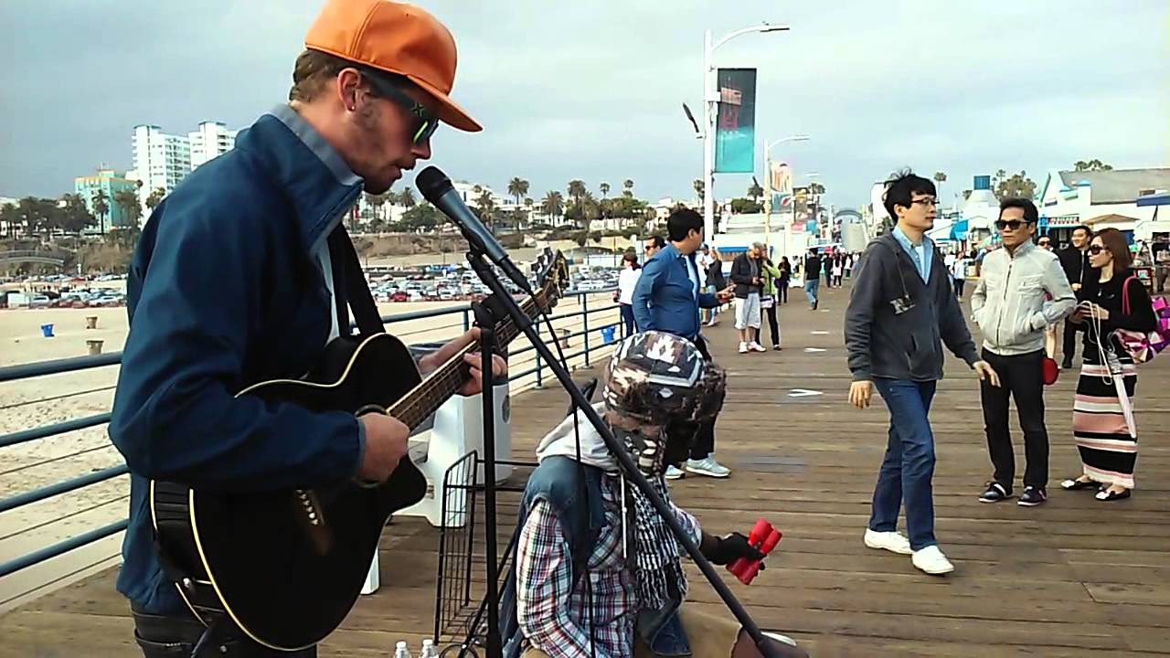 Uplift by Pat Brosnan live on Santa Monica pier - YouTube
