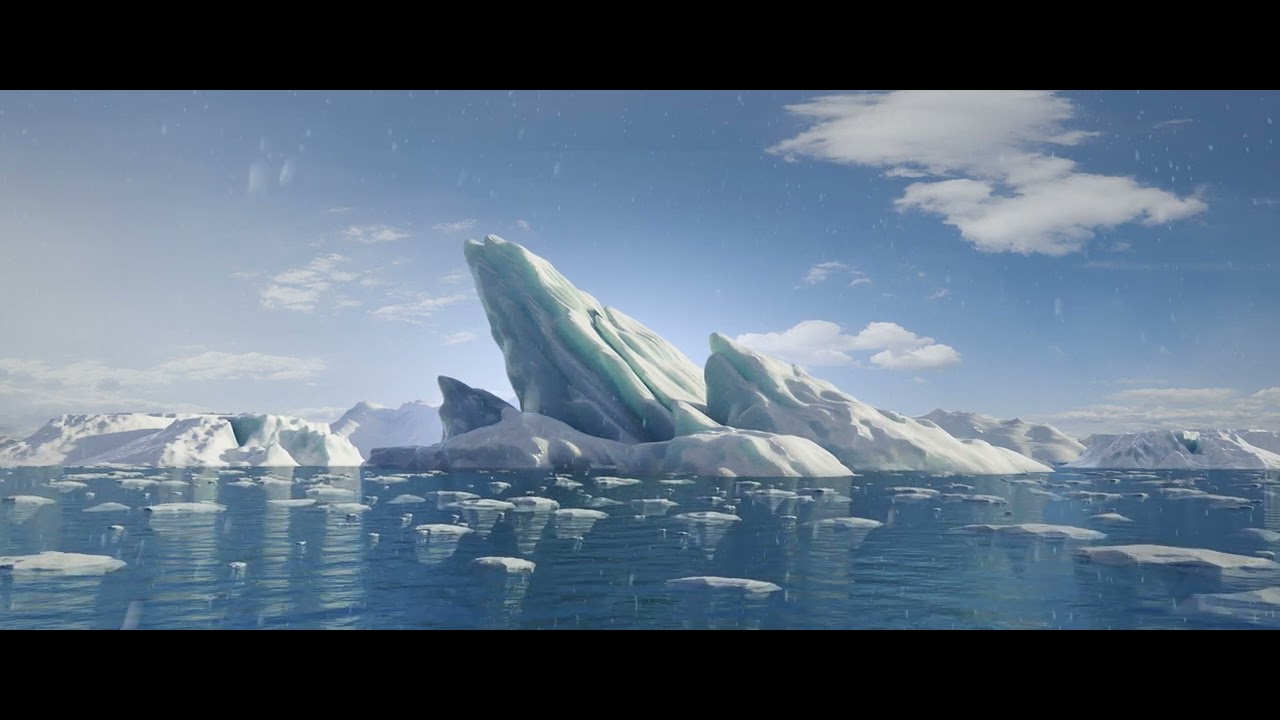 Artic Scene ( Blender ) - YouTube