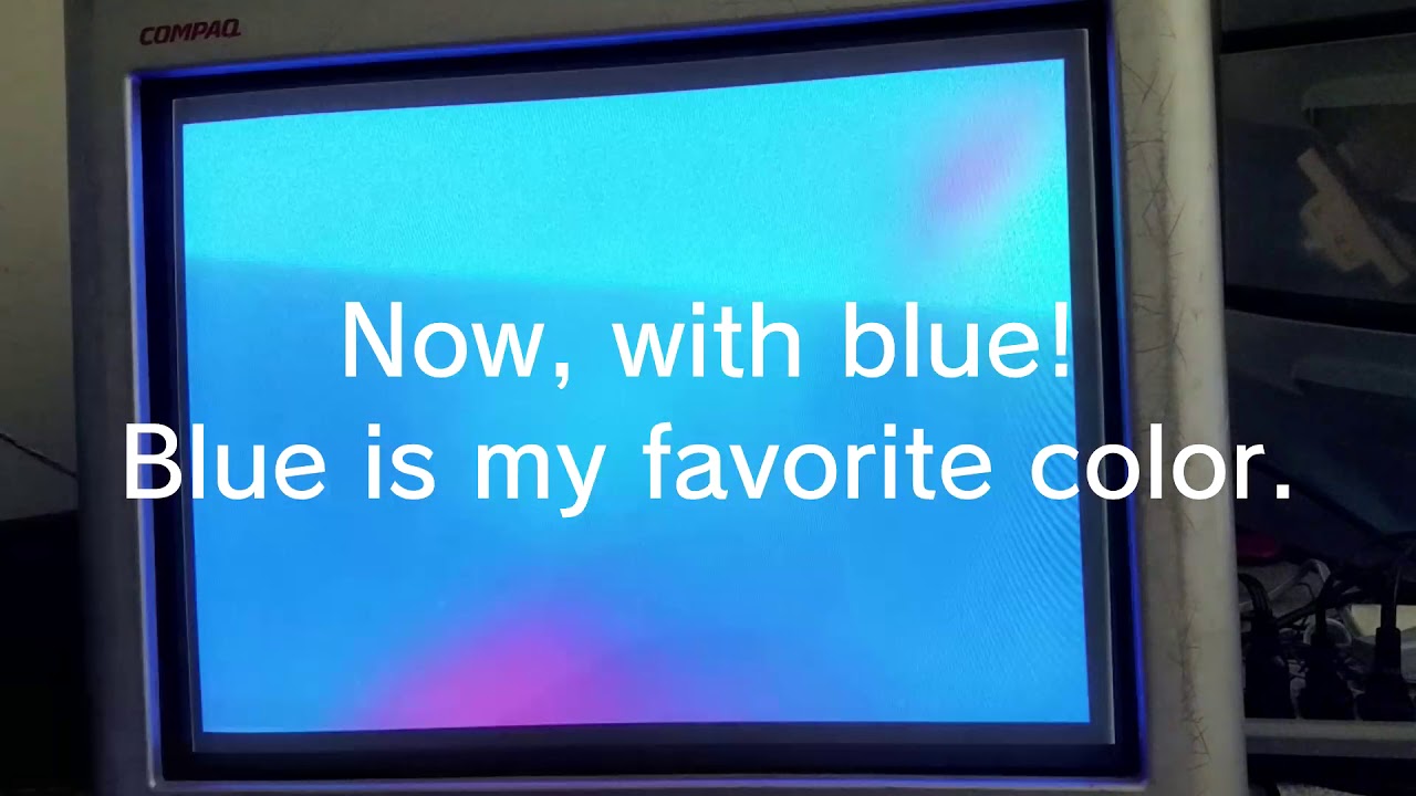 Magnet Fun on CRT Monitor - YouTube