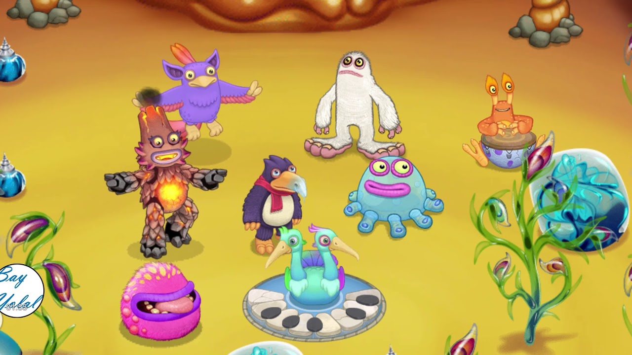 My Singing Monsters Fire Oasis Song (some monsters) - YouTube