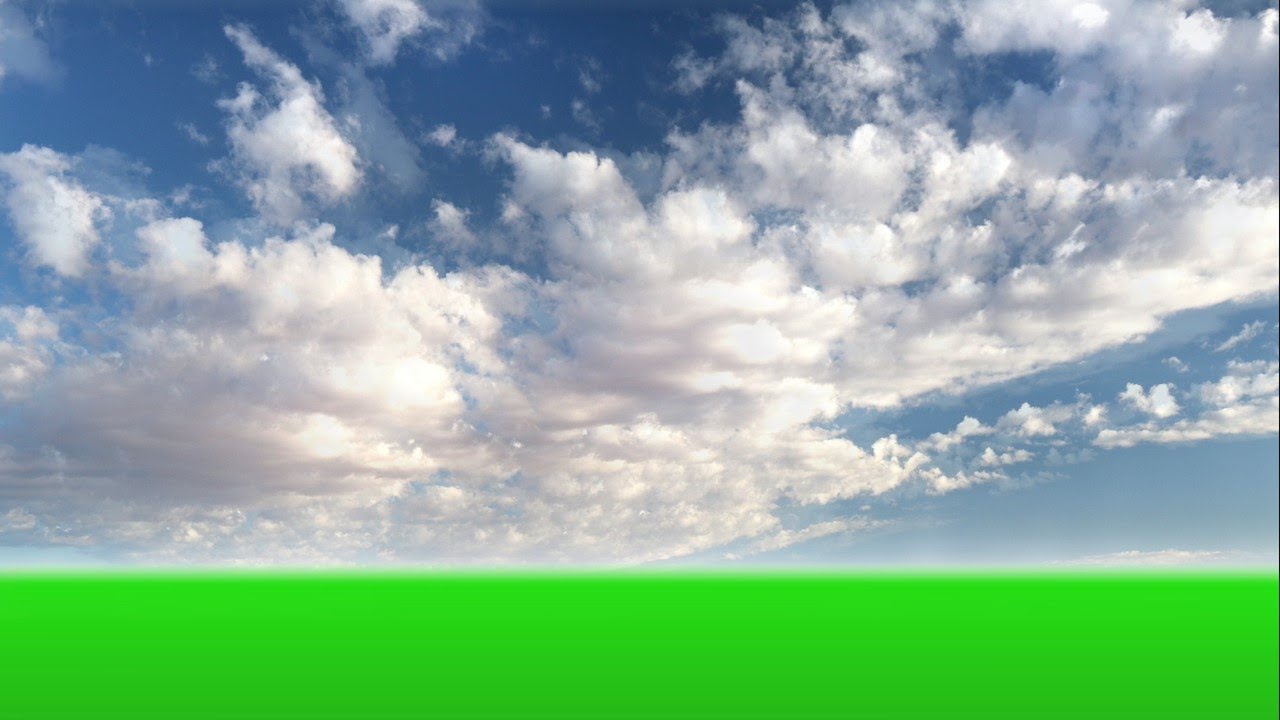 Sky Green Screen Effect Background Video - YouTube