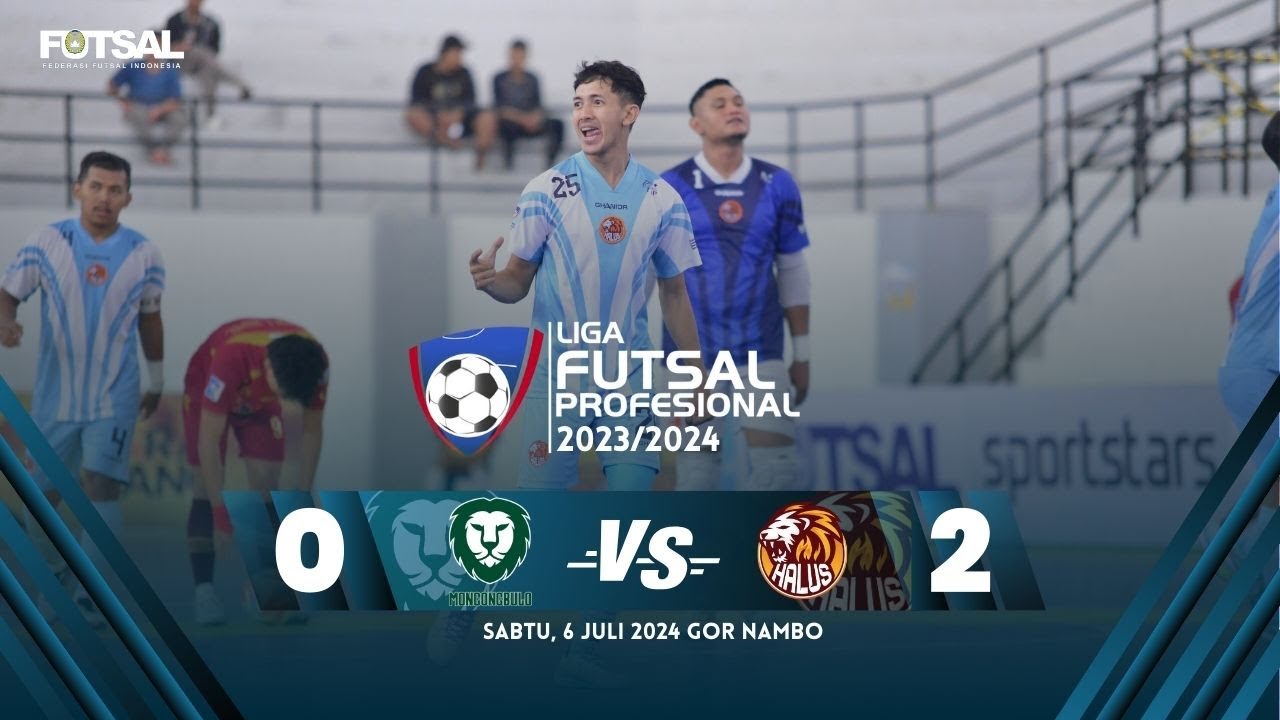 FULL MATCH LIGA FUTSAL PROFESIONAL 2023/2024 Moncongbulo FC vs Halus FC ...