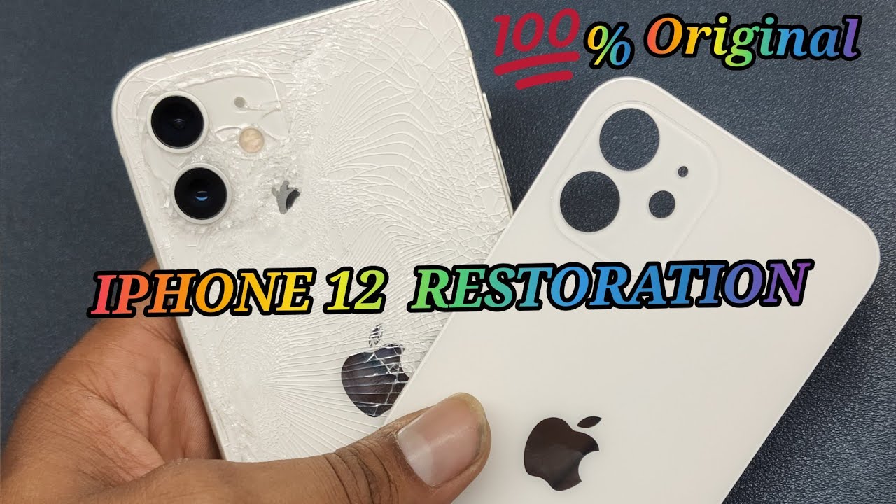 iPhone 12 back glass replacement | How to change iPhone 12 broken back ...
