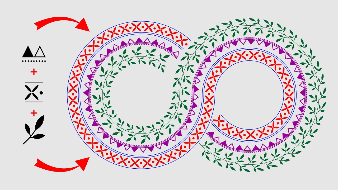 CorelDraw Tips & Tricks - Mandala Design - S Mandala Logo - YouTube